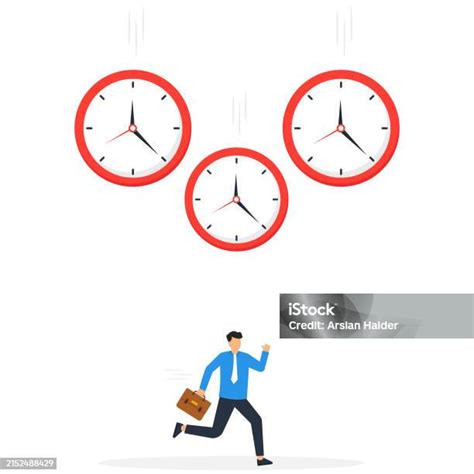프로젝트 마감일 및 시간 부족 또는 시간 관리 프로젝트 관리 및 타임라인 또는 일정 및 속도 또는 빠른 작업 개념 제어 개념에 대한 스톡 벡터 아트 및 기타 이미지 Istock