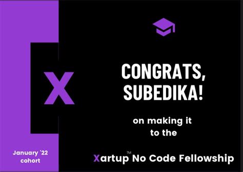 Subedika Debbarma On Linkedin Xartup Fellowship Fellowships Startup Nocodefellow Startupindia