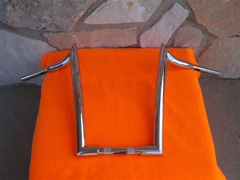 CHROME MONKEY FAT APE HANGER BARS HARLEY HANDLEBARS UP KCINT