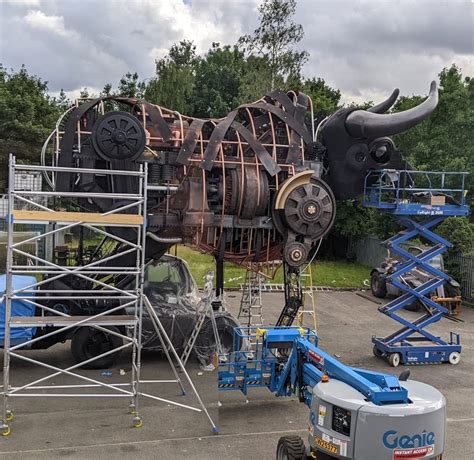 Giant Bull Animatronic Design Engineering Some Design Ltd — Product