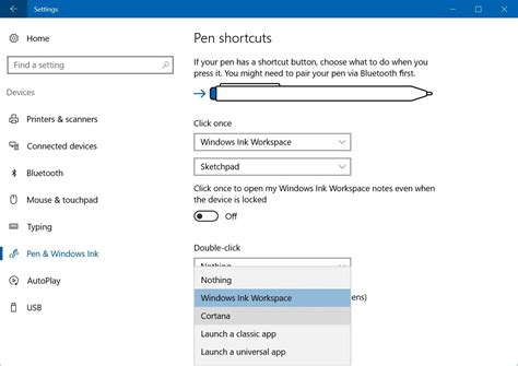 How To Customize The Active Pen Settings For Windows Ink On Windows 10
