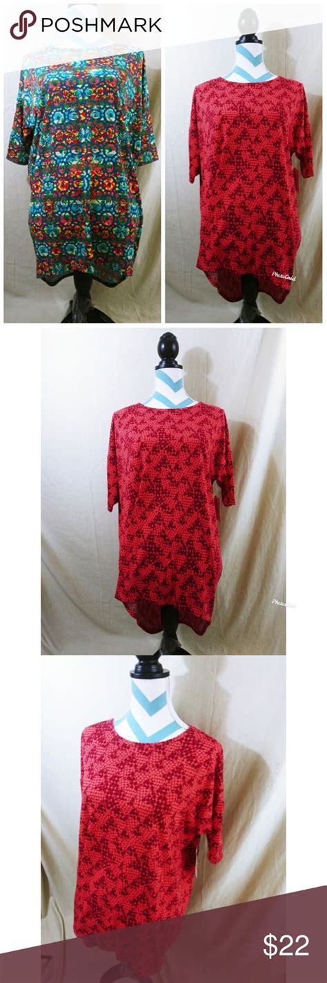 Lot Of 2 Lularoe Size Small Irma Hi Lo Tunic Tops Tunic Tops New