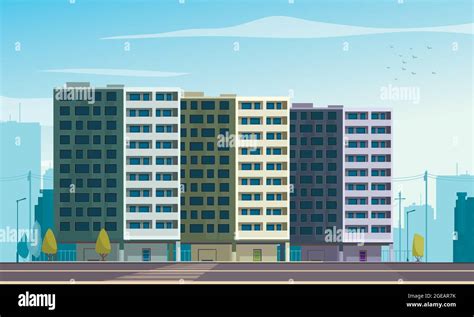 Architectural Style Evolution Image Of Modern Urban Residential Housing Apartment Blocks 3