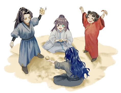 Hong Lu Jia Xichun Lin Daiyu And Daguanyuan S Jia Huan Project Moon And 1 More Drawn By