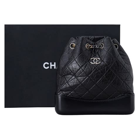 CHANEL USED 샤넬 가브리엘 백팩 블랙 캉카스백화점