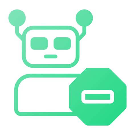 Bot Generic Gradient Fill Icon