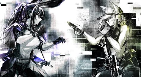 Krirk Original Commentary English Commentary Highres 2girls Aks