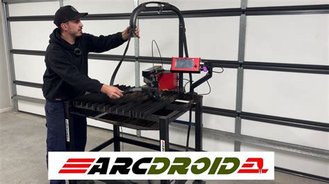 Arcdroid Cnc How I Made A Plasma Torch Cable Support For My Cnc Table