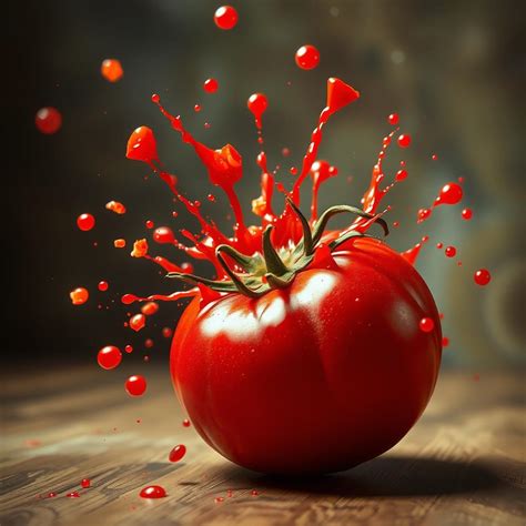 The Burst Of Flavor Exploding Tomato Action