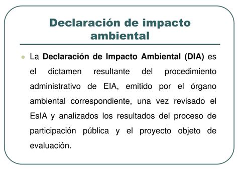 PPT EVALUACI ÓN DE IMPACTO AMBIENTAL PowerPoint Presentation free