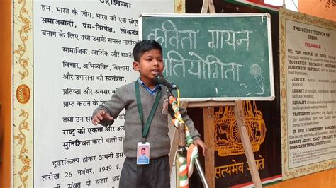 Abhay Class Kg Singing Hindi Rhyme Youtube