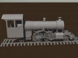 2 4 2 Steam Locomotive And Narrow Gauge 3 Foot Tracks 3d Models Page