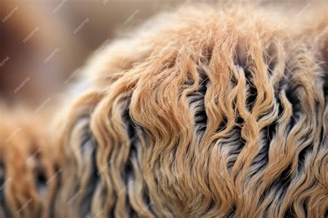 Premium Photo Closeup Of A Poodles Curly Fur Texture