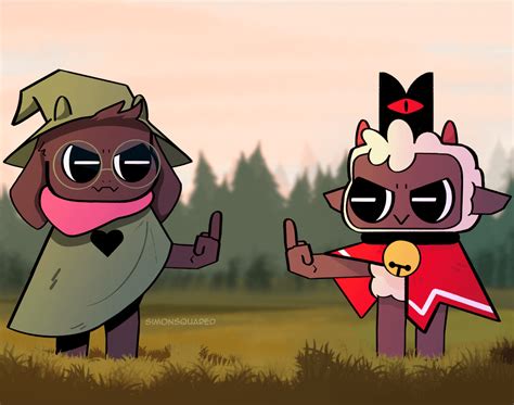 Ralsei And The Lamb Flipping Each Other Off R Deltarune