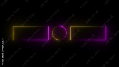 Seamless Loop Animation Rectangles Frame Ultra Video Motion Graphic