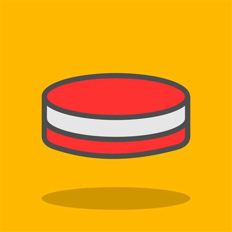 Hockey Puck Vector Icon Design 20964334 Vector Art At Vecteezy