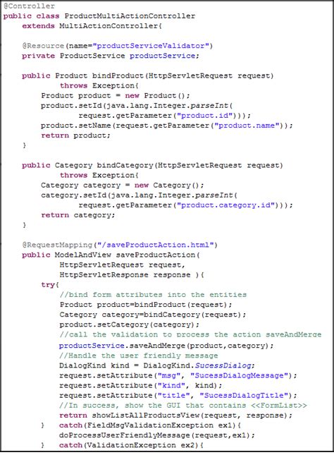 Generated Source Code For The Controller Layer Implemented With Download Scientific Diagram