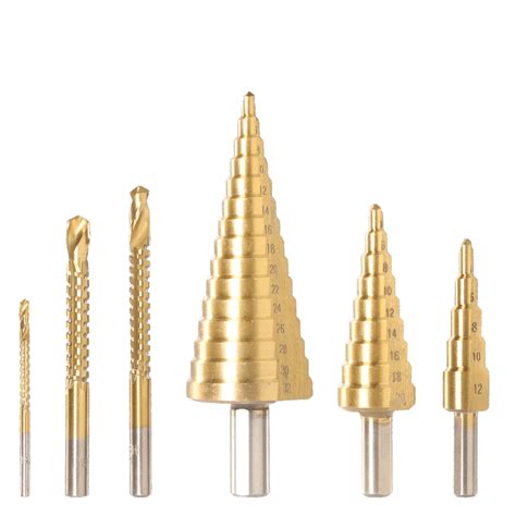 Total Step Drill Bit Set 3 Pcs Voh Tools