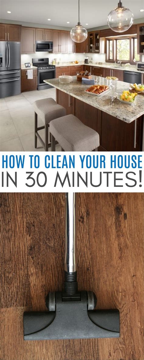 How To Clean Your House In 30 Minutes {with A Free Printable Checklist }