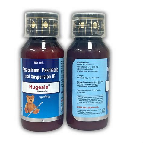 Paracetamol Syrup 250 Mg At ₹ 40 Bottle Aceclofenac Paracetamol Syrup