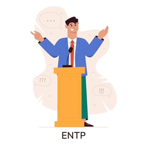 Mbti Person Types Concept Socionics Mbti Personality Test Flat Vector Illustration 11097393
