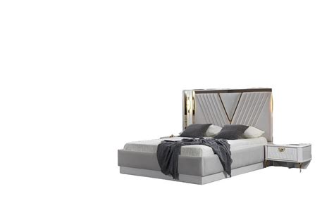 Jvmoebel Schlafzimmer Set Schlafzimmer Set Bett 2x Nachttisch Design