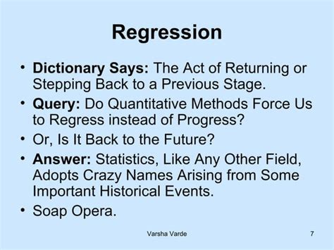 13 Regression Analysis Quant Tech Regression Ppt
