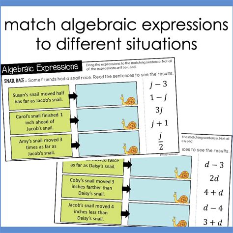 Understanding Algebraic Expressions Using Google Slides