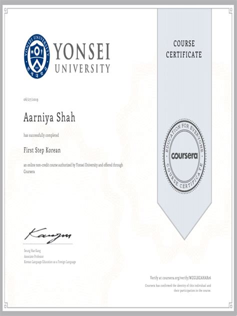 Coursera Certificate Business