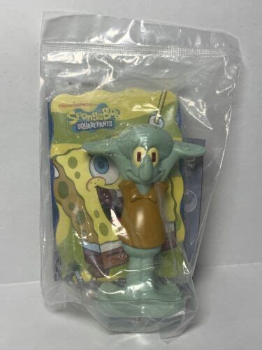 2011 Burger King Spongebob Squidward Bikini Bottom Souvenir Shoppe Toy