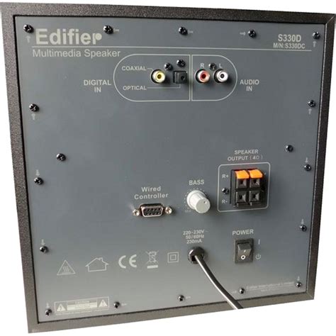 Edifier Boxa S330d Black Pc Garage