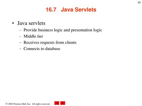 Ppt Chapter 16 — Server Side Java Programming Powerpoint Presentation Id4569865