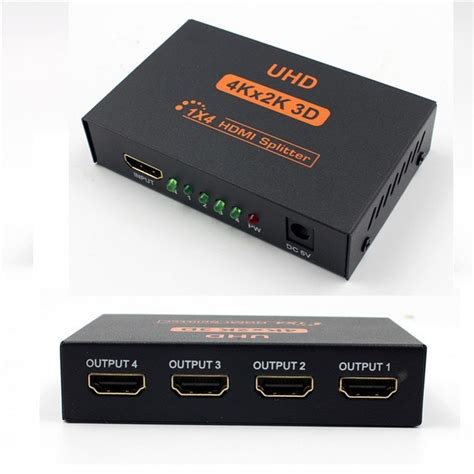 Hdmi Splitter 4 Port 1 Input 4 Output Shopee Malaysia