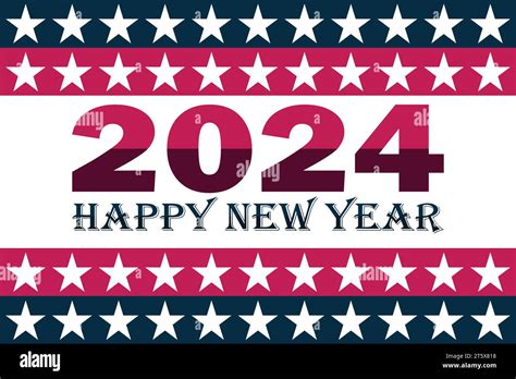 Bonne année 2024 carte de voeux illustration vectorielle de fond