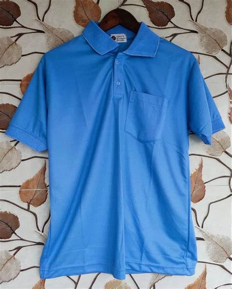 Polo Polyester Dri Fit Collar Tshirt Plain Regular Wear At Rs 110 In