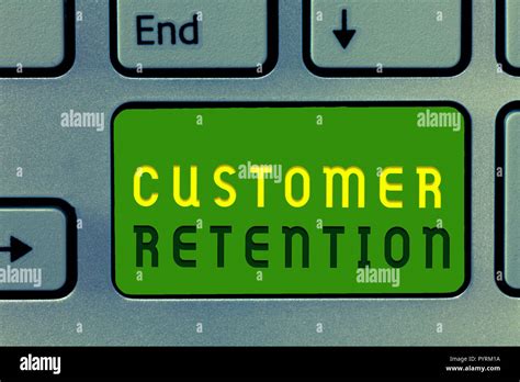 Word Writing Text Customer Retention Business Concept For Keeping Loyal Customers Retain Many