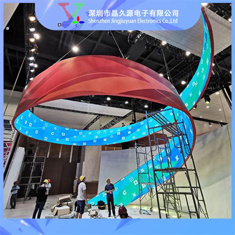 Indoor Full Color P2 5 P3 P4 Flexible Soft LED Display Module LED Video Wall Panel Indoor P2 5