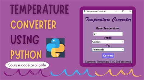 Python Temperature Converter Technohacks Edutech