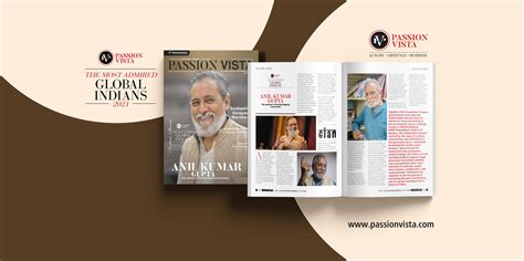 Anil Kumar Gupta Passion Vista Magazine