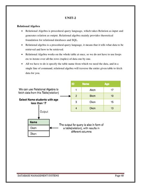 database management systems 40 54 pdf relational model relational