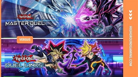 Yu Gi Oh Master Duel Vs Duel Links Which Should You Play