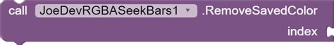 RGBASeekBars Color SeekBar Extensions MIT App Inventor Community