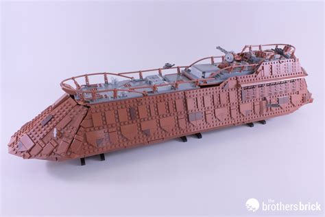 LEGO Star Wars UCS Jabba S Sail Barge TBB Review Az K The Brothers Brick The