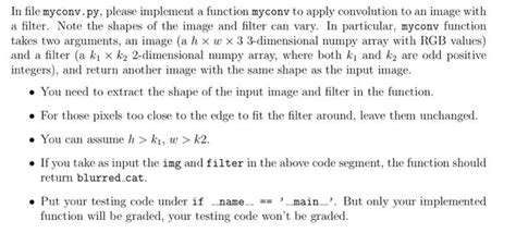 Solved Problem 2 Convolution Function 45 Pts In Class We