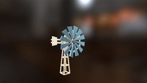 Windwill 3d Model By Zhuchain Ece9bb7 Sketchfab