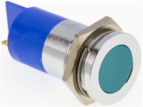 Rs Pro Blue Panel Mount Indicator 110v Dc 22mm Mounting Hole Size Ip67 Rs