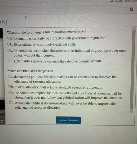 Solved Which Of The Following Is True Regarding