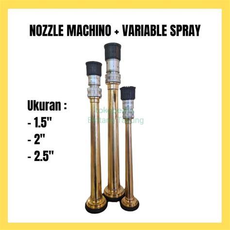 Jual Nozzle Type Machino Variable Spray Nozzle Spray Pemadam 15
