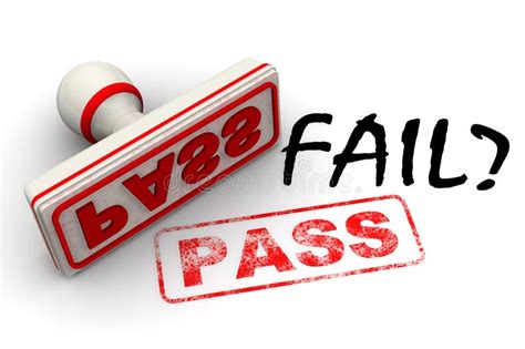Fail Pass Rubber Stamp Vector Illustration Stock Vector Illustration Of Grunge Rubber 209418178