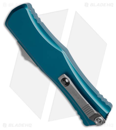 Microtech Hera Ii Recurve Otf Knife Blue Aluminum Se Satin